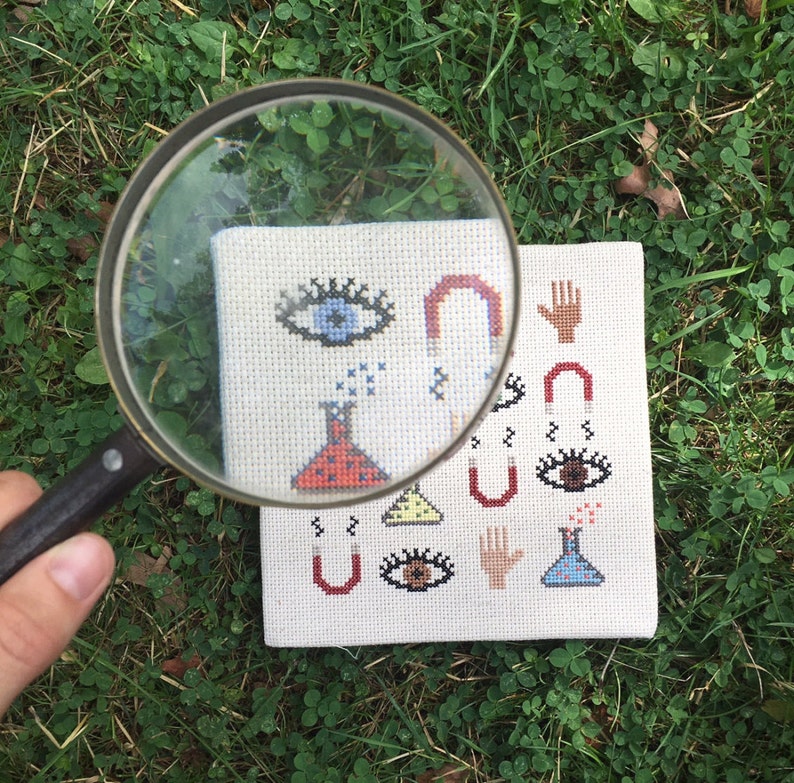 Science Modern Cross Stitch Pattern PDF Instant Download | Etsy
