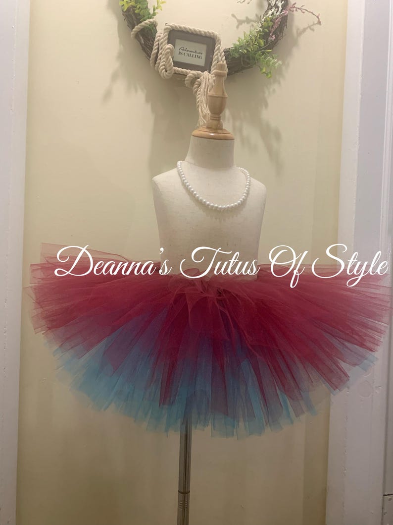 Fluffy Handmade Tutu, Ballet Dance, Baby and Toddler, Burgundy and ...