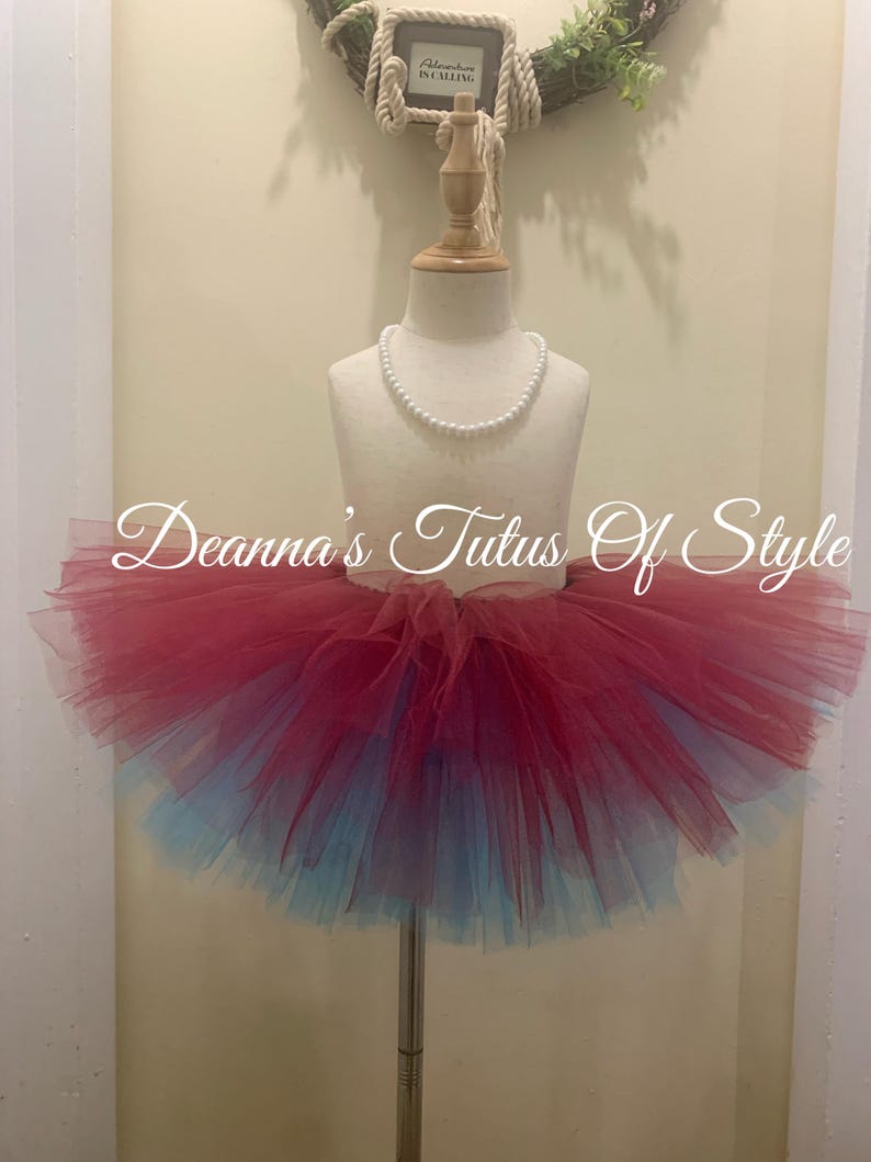 Fluffy Handmade Tutu, Ballet Dance, Baby and Toddler, Burgundy and ...