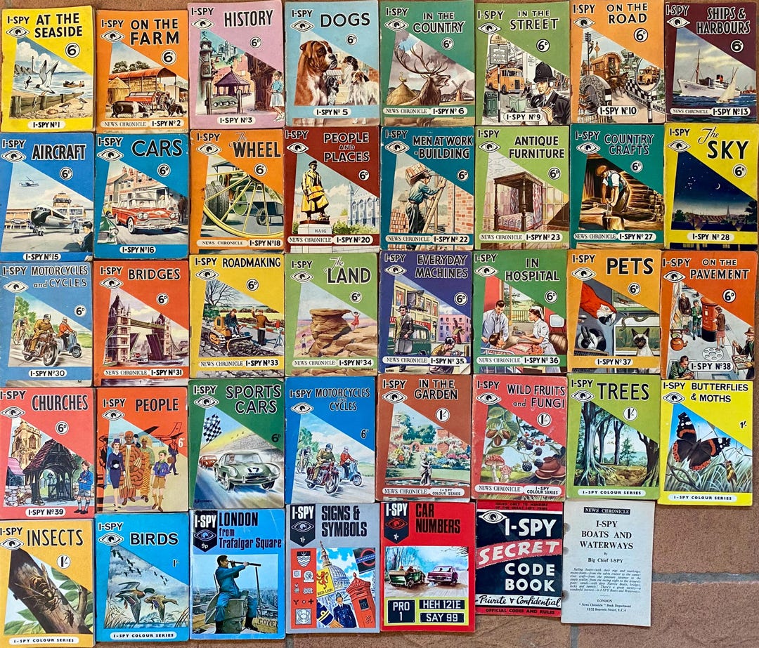 I-spy Books - Collection of 39 - Etsy