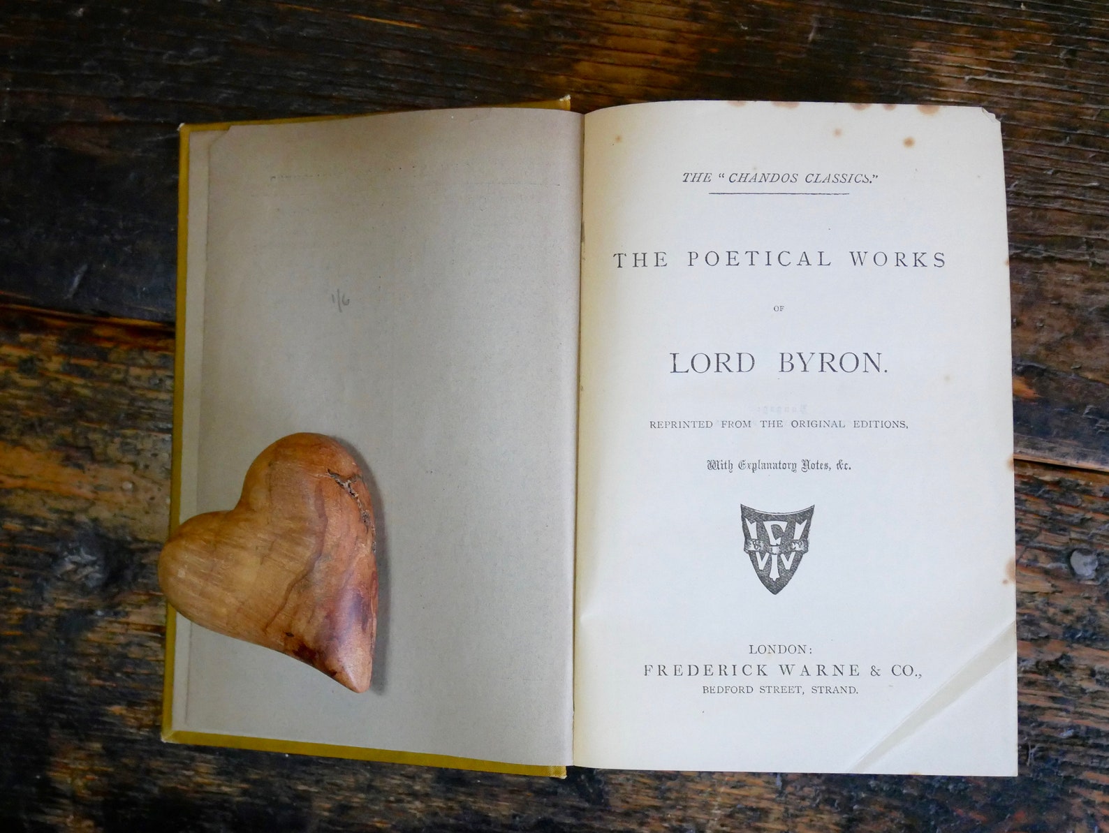 The Poetical Works of Lord Byron - the Chandos Classics - Frederick ...