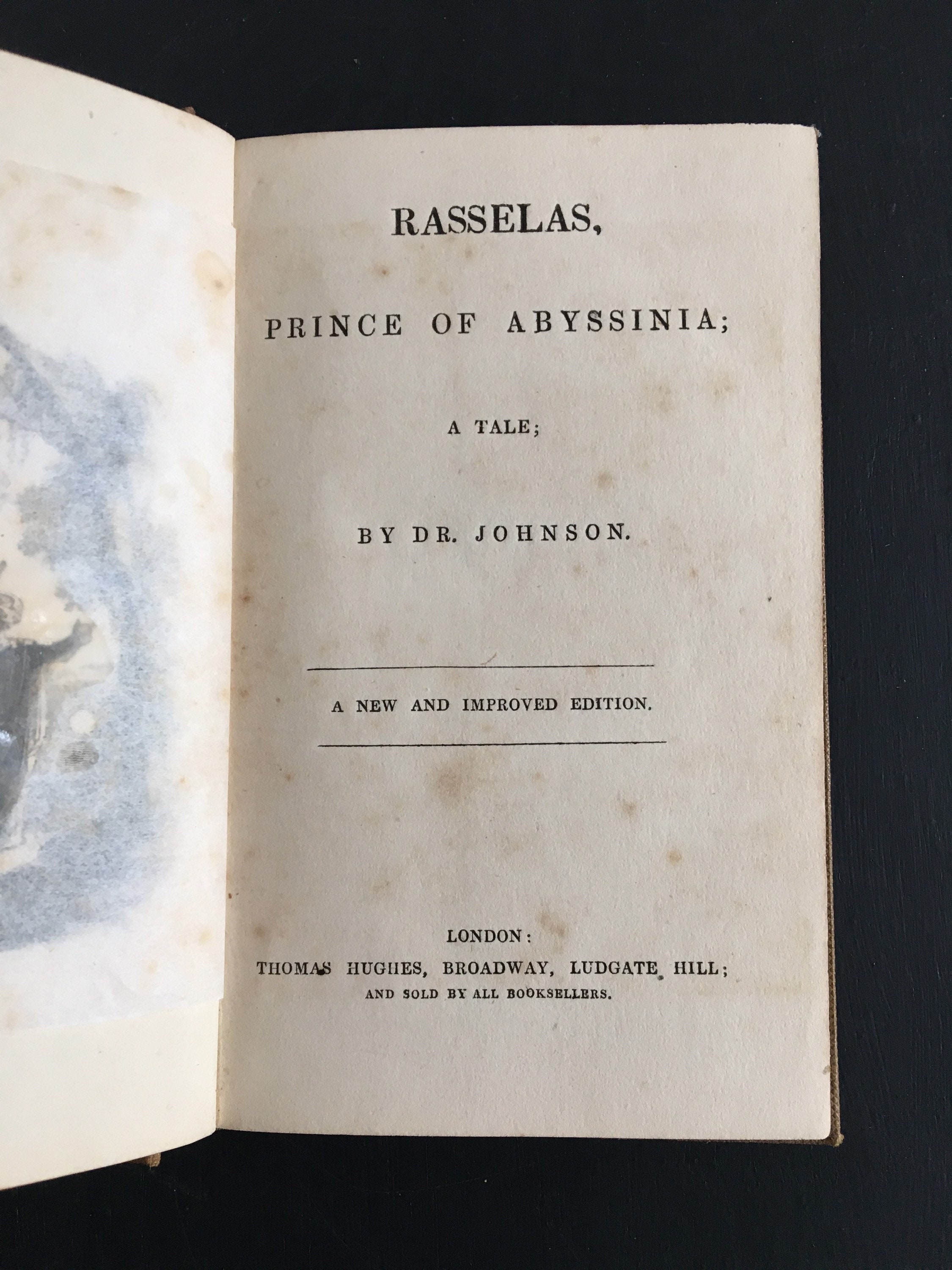 Rasselas Prince of Abyssinia by Dr Johnson - Thomas Hughes C.1830 - Etsy