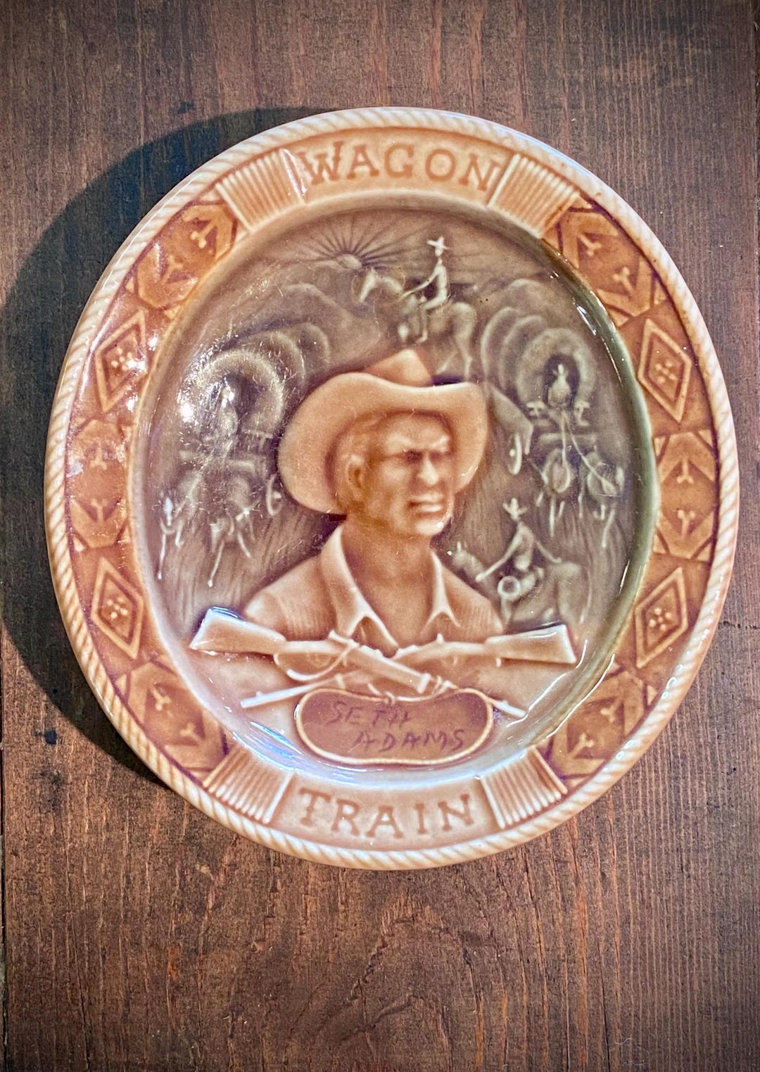 Dish - Wade - Wagon Train -seth Adams - Etsy