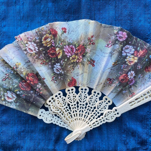 Vintage Hand Fan - Etsy