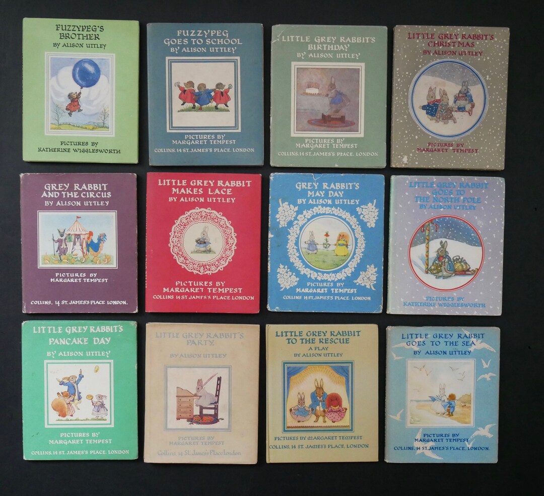Little Grey Rabbit Books by Alison Uttley - Etsy UK