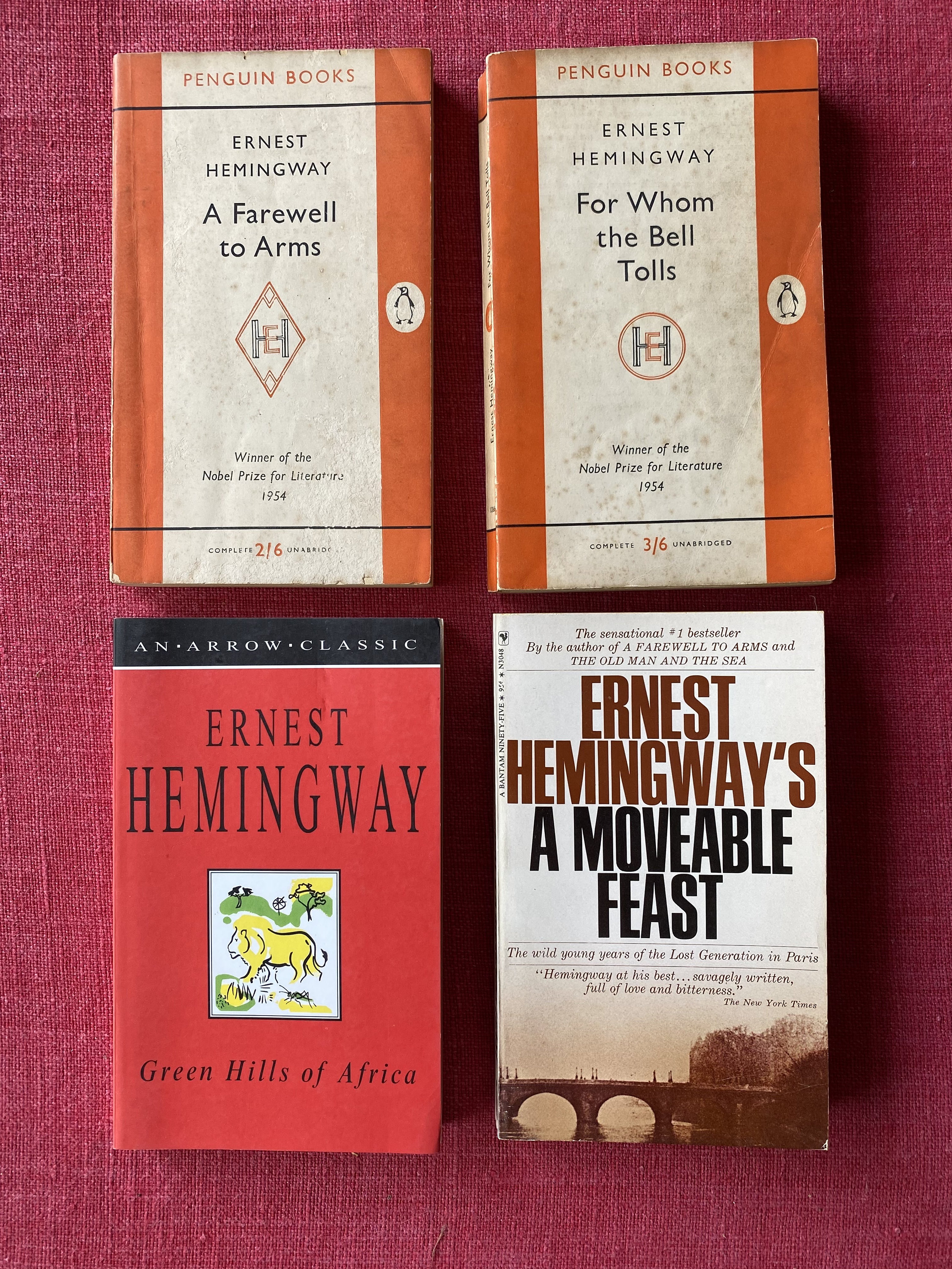 Ernest Hemingway Books
