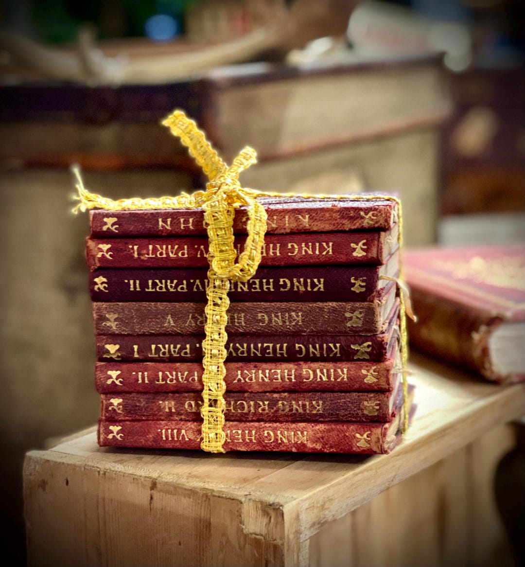 Shakespeare Book Bundle - Histories - the Temple Shakespeare - Leather ...