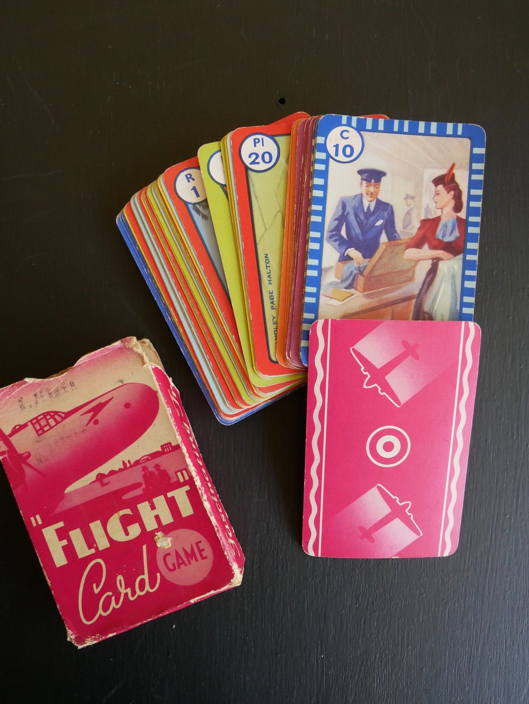 Pepys Card Game - Flight - 1950s - Etsy