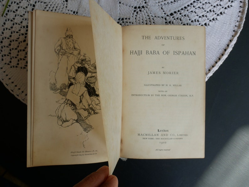 Adventures of Hajji Baba by James Morier - Macmillan & Co 1902 - Etsy