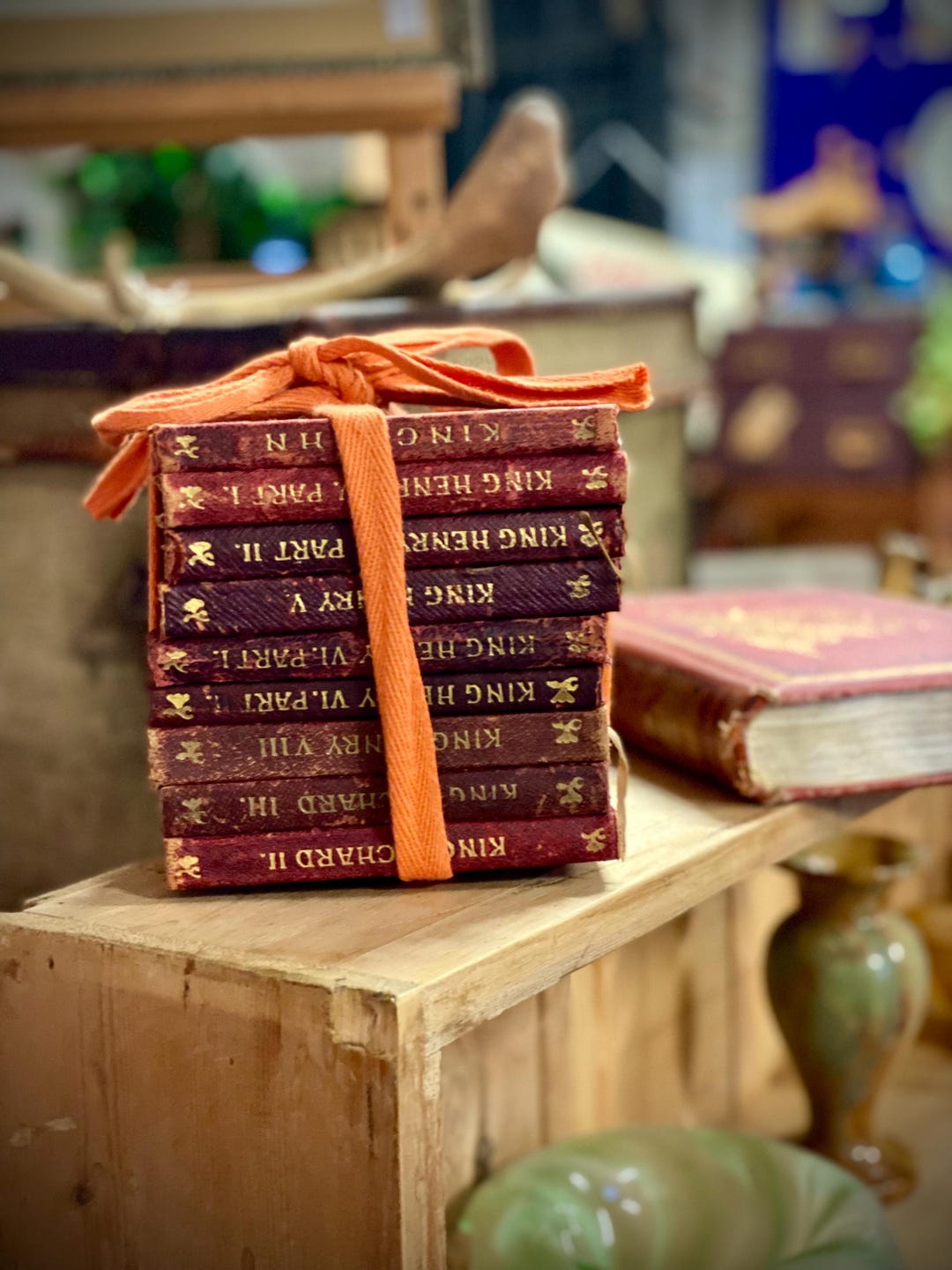 Shakespeare Book Bundle - Histories - the Temple Shakespeare - Leather ...