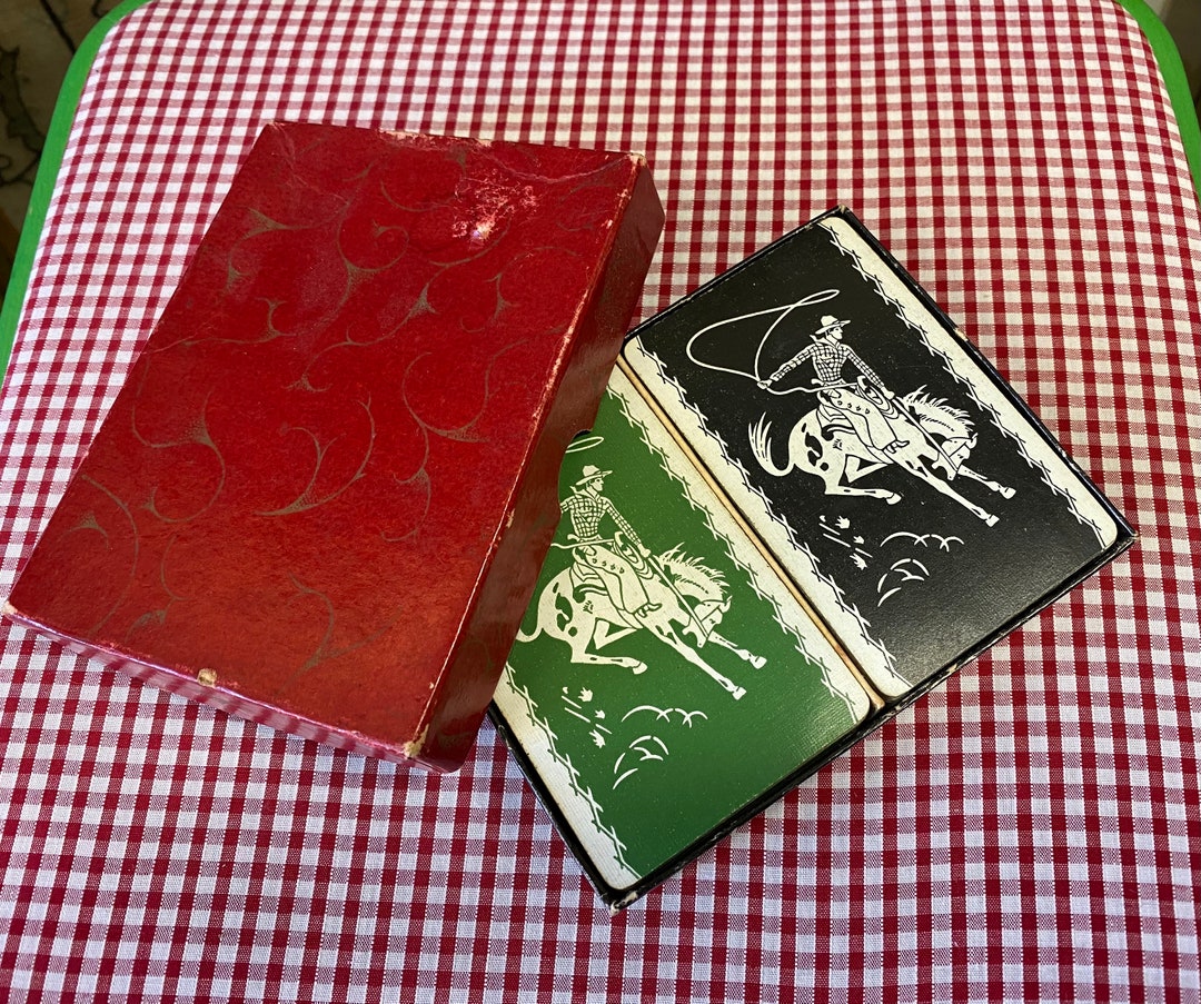 Double Pack International Playing Card Co Canada Cowboys - Etsy