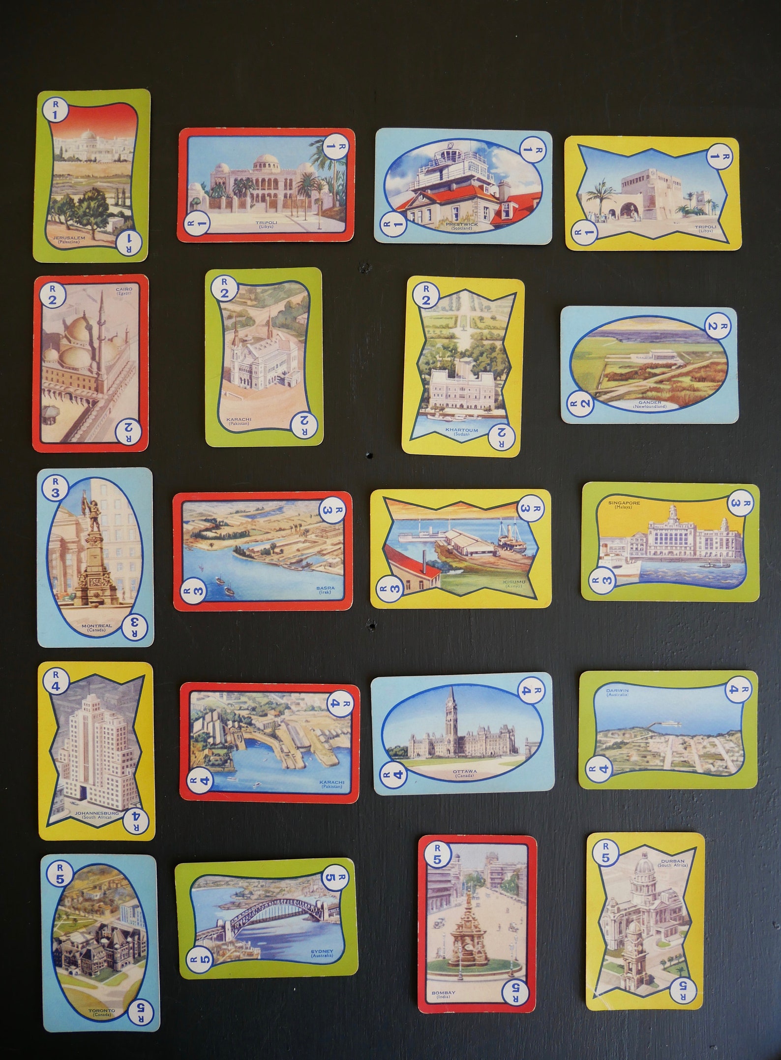 Pepys Card Game Flight 1950s | Etsy