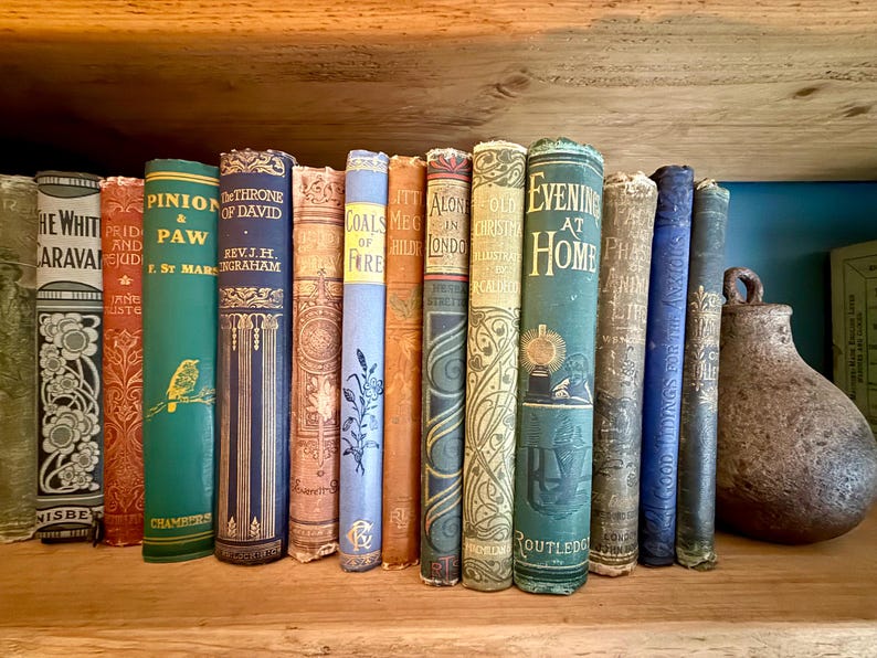 Victorian Edwardian Decorative Books - Selection Available - Etsy