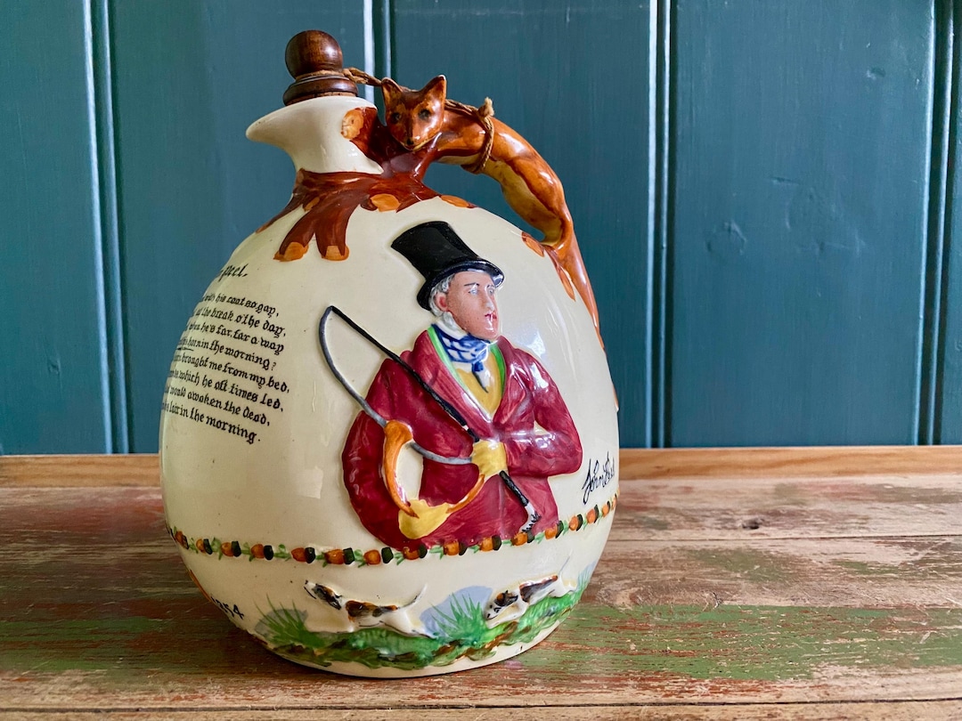 Musical John Peel Decanter - Crown Devon Fieldings Pottery - Etsy