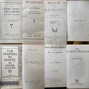 Victorian Edwardian Books - Selection Available - Etsy