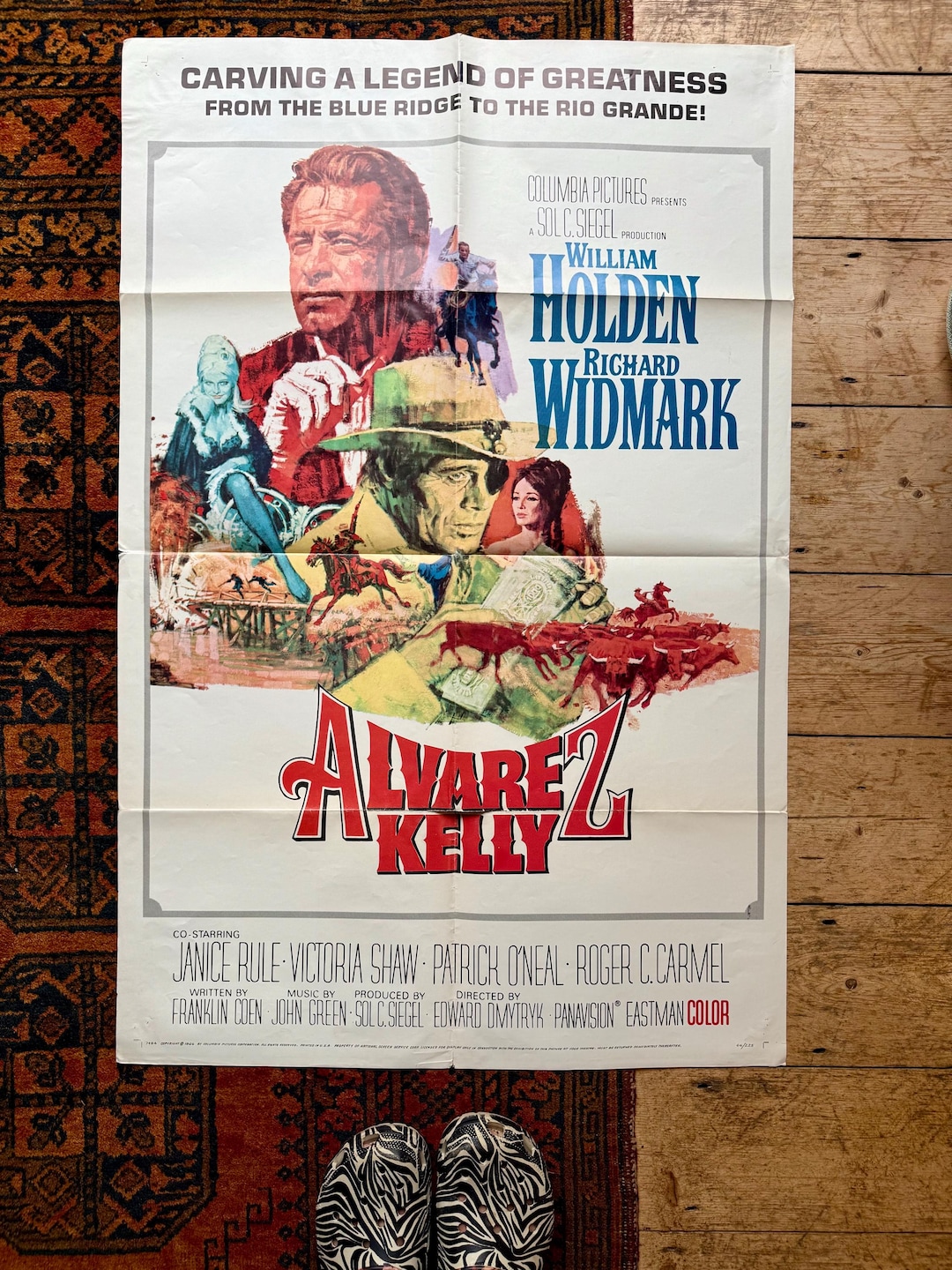 Original Film Poster - Alvarez Kelly - 1966 - Etsy