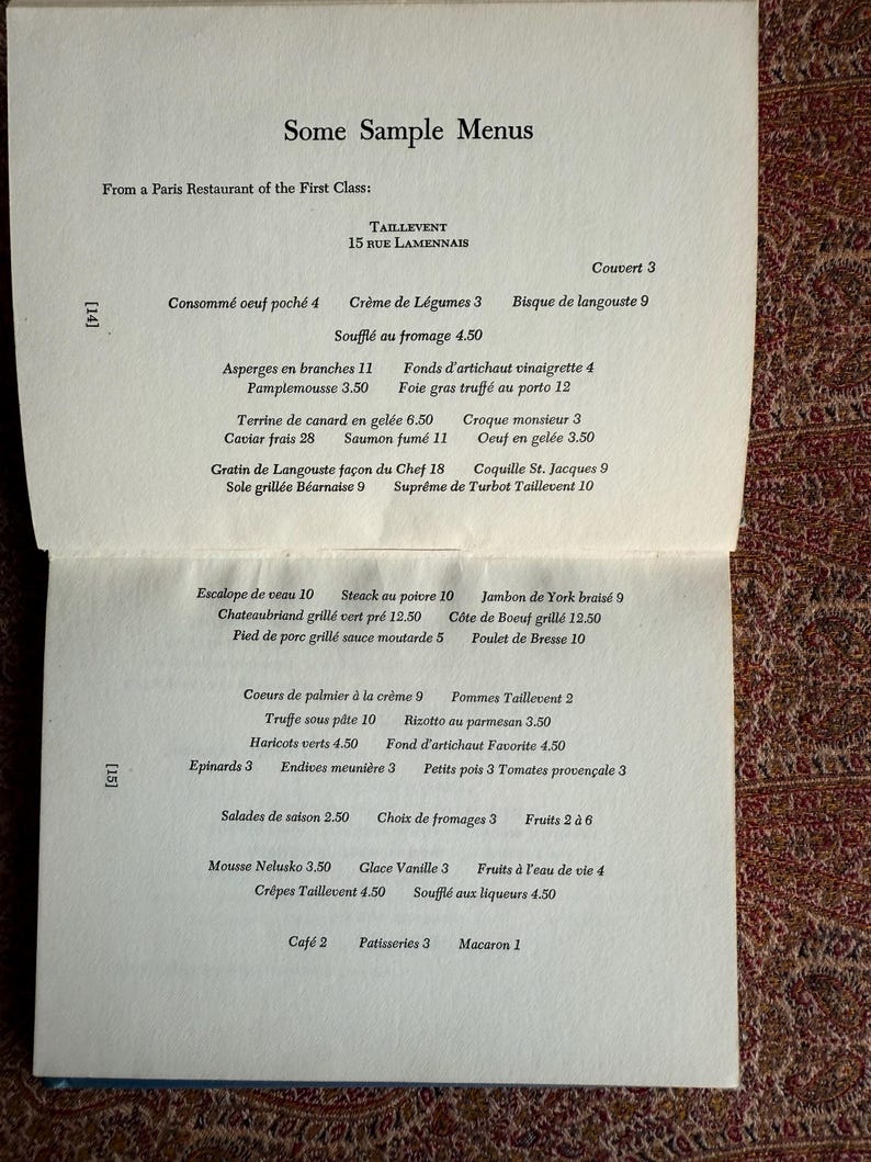 Vintage Book - How to Read a French Menu - First Edition - Etsy