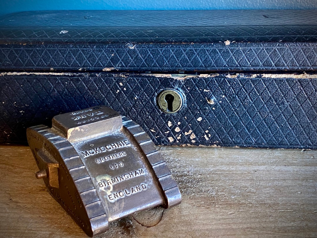 WW1 Cast Metal Advertising Tank Paperweight Mckechnie Brother Ltd - Etsy