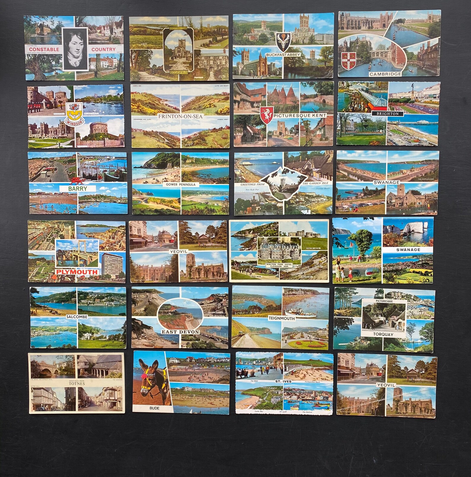 Collection of 24 Vintage Postcards Britain | Etsy