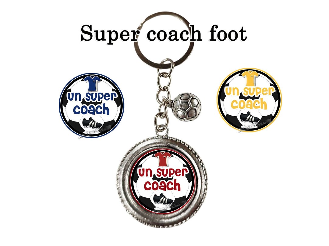 Porte Clés Coach De Foot Un Super Coach Cadeau Fin Dannée - Etsy