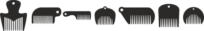 Beard Comb Keychain Svg Cut File Beard Combs Plans for Laser - Etsy