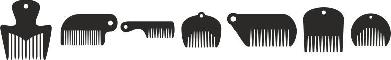 Beard Comb Keychain Svg Cut File Beard Combs Plans for Laser - Etsy