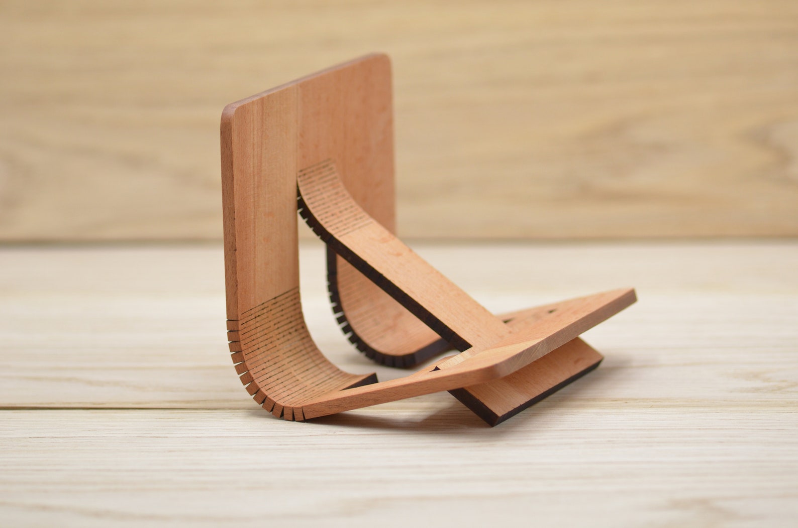 SVG File for Laser Cut Phone Stand for Desk Dxf Phone Stand - Etsy