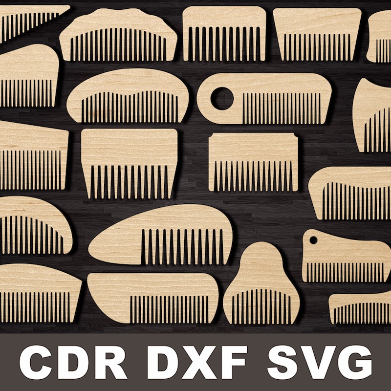 Beard Comb Svg Files - Etsy