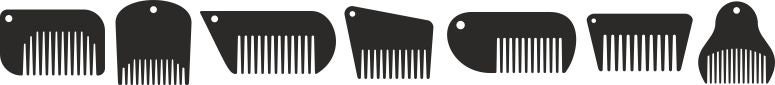 Beard Comb Keychain Svg Cut File Beard Combs Plans for Laser - Etsy