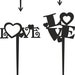 Love Cake Topper Svg, Love Sign, Wedding Cake Topper, Valentine Cake ...