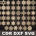 Snowflake Svg File for Laser Cut, Digital Download Cut Cnc File in SVG ...