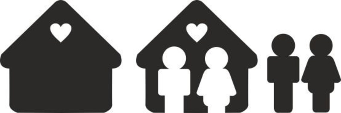 SVG Wall Home Keychain Key Holder Laser Cut Template. Cnc File. Key ...