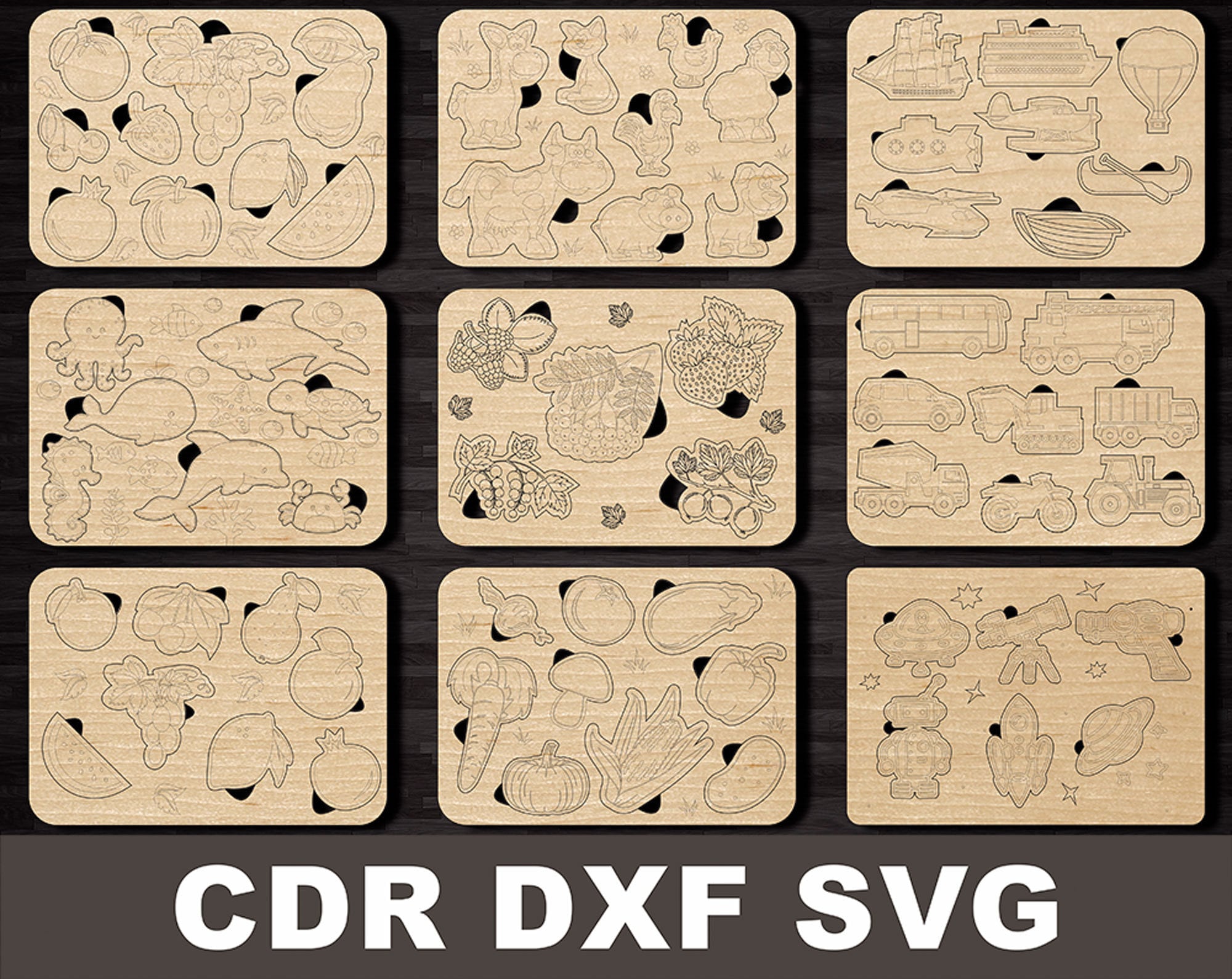 Toys & Games Puzzles Games & Puzzles cnc pattern files Instant download ...