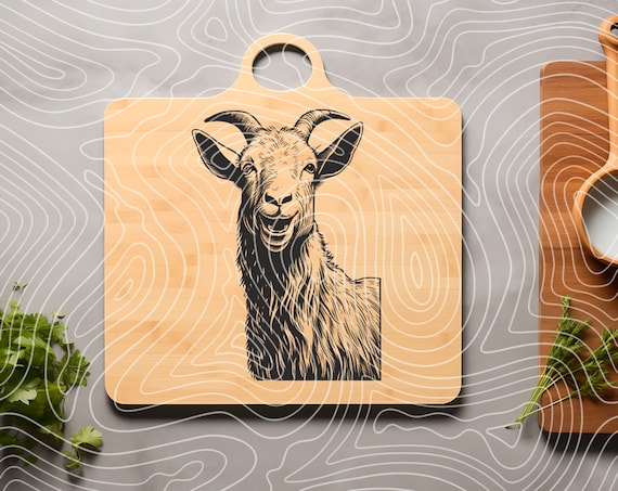 Boer Geit Hoofd Vector