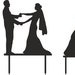 Wedding Cake Topper Svg, CNC Bride and Groom Cake Topper for Laser ...