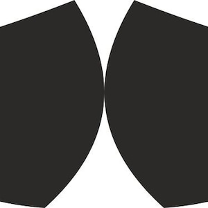 Face Mask Pattern SVG for Cutting Machine Washable Pdf Reusable Face ...