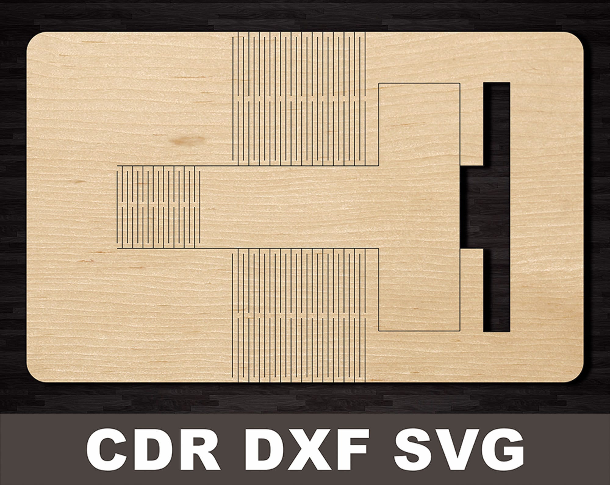 SVG File for Laser Cut Phone Stand for Desk Dxf Phone Stand - Etsy