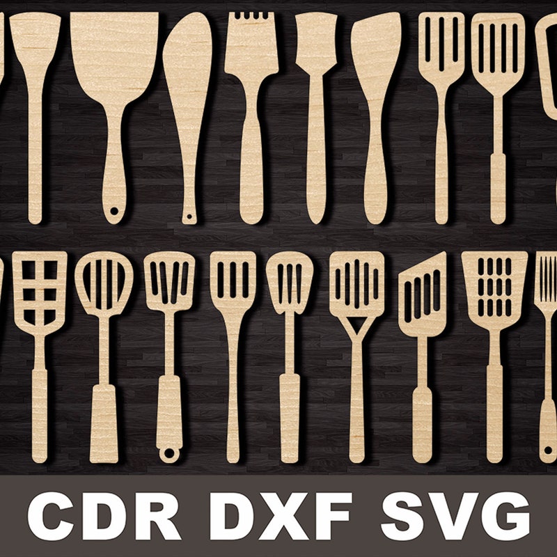 Kitchen Utensils Svg - Etsy