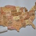 USA Map Laser Cut Svg File, Glowforge Vector for Laser Engraving, US ...