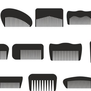 Dxf Hair Beard Vector Comb for Laser Cnc Cutting Machine, Man Gift ...