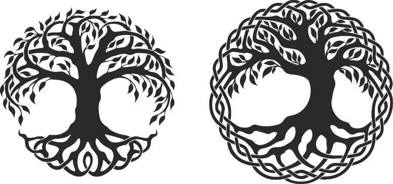 Celtic Tree of Life Svg Symbol for Celtic Wedding, Bundle Vector Clip ...