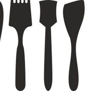 Kitchen Spatula Set Vector Template for Cnc Cutting File Silhouette for ...