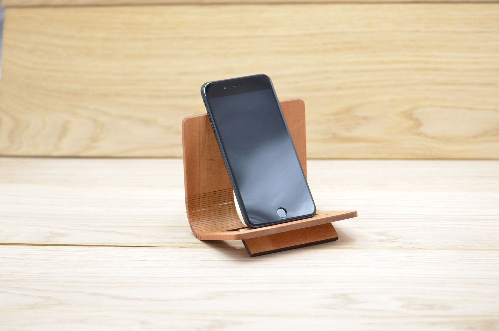 SVG File for Laser Cut Phone Stand for Desk Dxf Phone Stand - Etsy