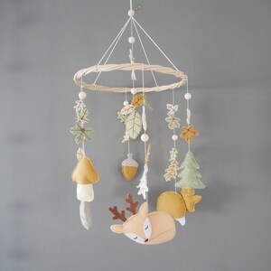 Handmade Forest Theme Baby Mobile - Etsy