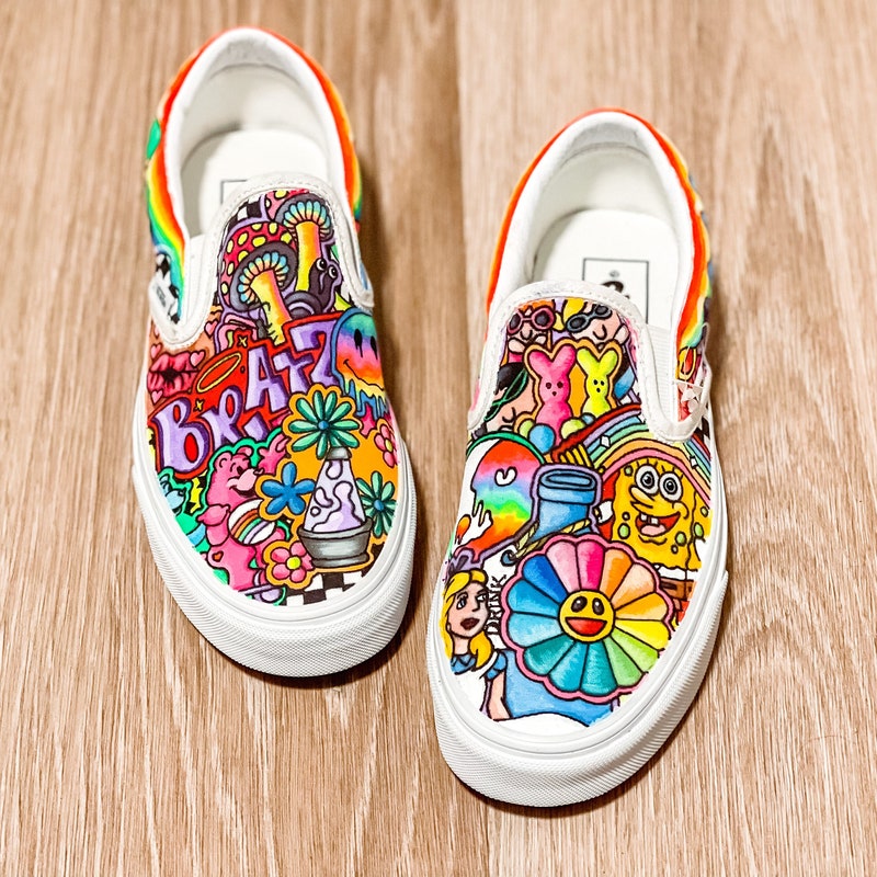 Custom Vans - Etsy UK