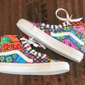 Custom Sk8-hi Vans - Etsy