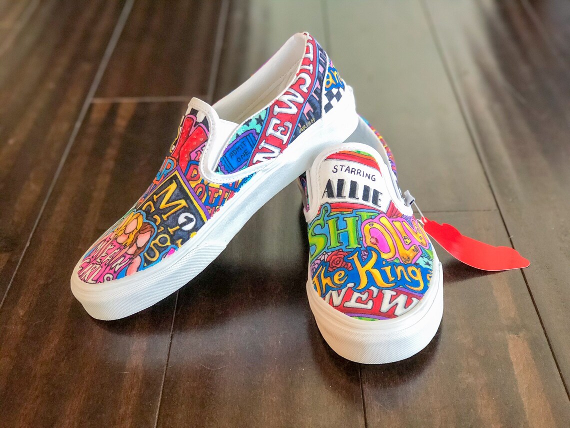 Custom Slip-On Vans | Etsy