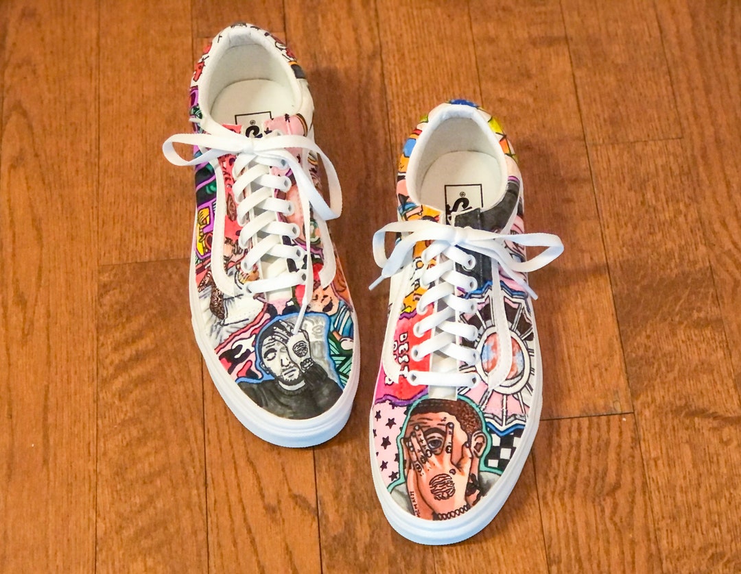 Custom Old Skool Vans - Etsy