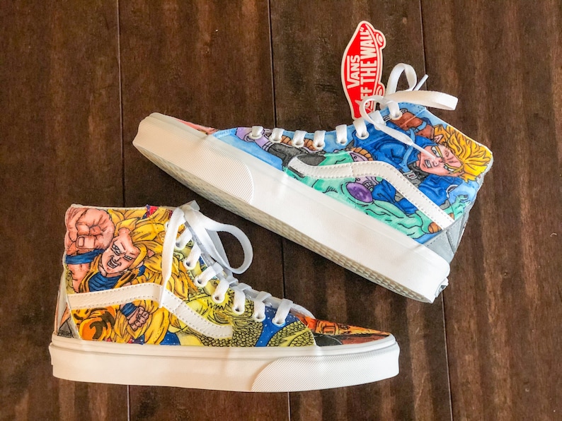 Custom Sk8-Hi Vans | Etsy
