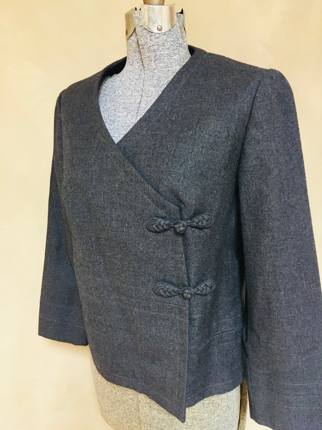 Custom Robert Chen of Hong Kong bolo jacket ca 1980s Wool. - Etsy.de